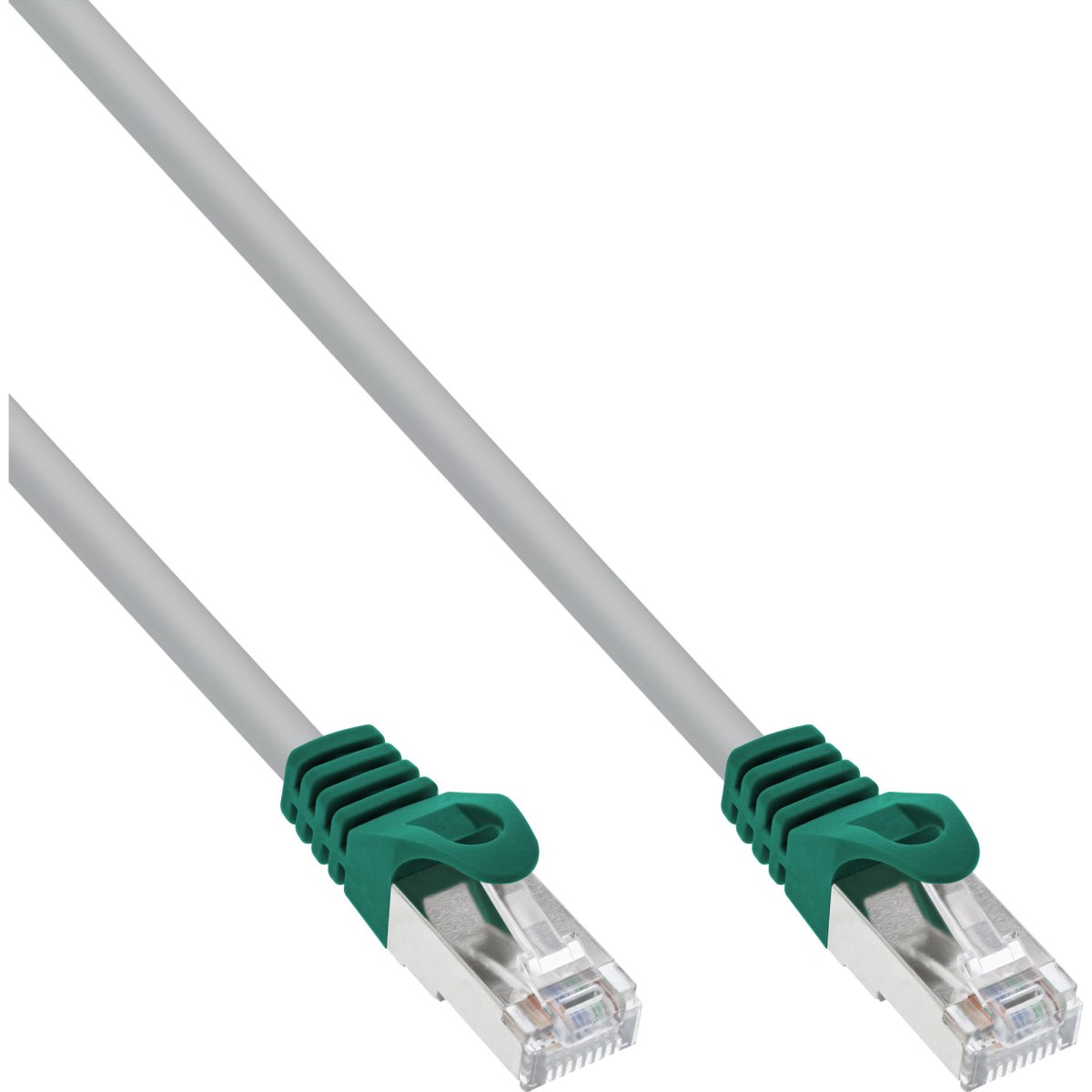 InLine® Crossover PC to PC Patch Cable SF/UTP Cat.5e grey 15m - Network ...