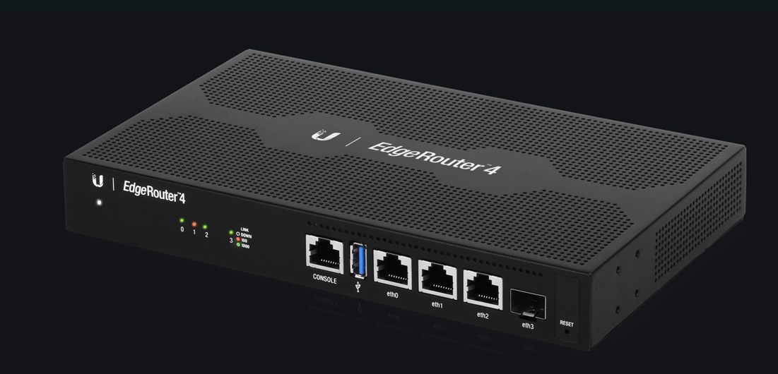 Ubiquiti EdgeRouter 4-Port - LAN/VPN routers - VP Distribution ApS