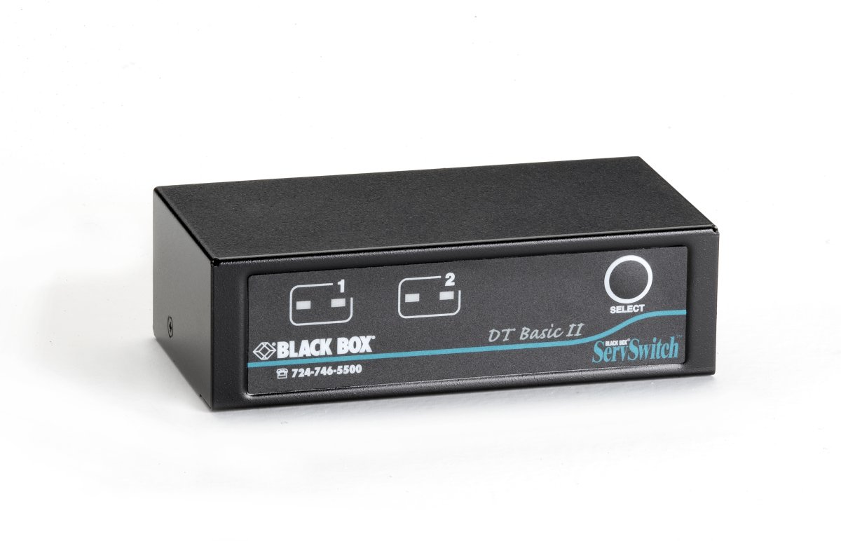 Black Box Dt Basic Ii (2) Port Ps/ Vga Video - KVM Switches - VP ...